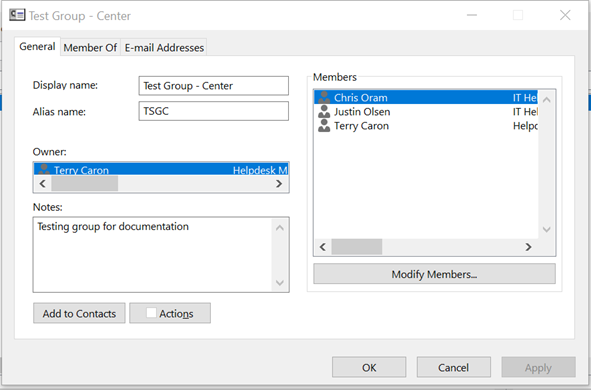 Managing Distribution lists in Outlook. - Envision IT