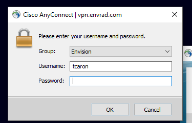 Connecting to the VPN with Cisco Client - Update - Envision IT